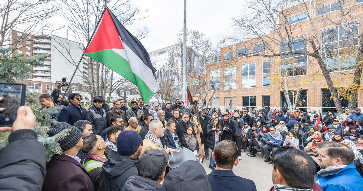Several cities raise the Palestinian flag following Carney’s recognition