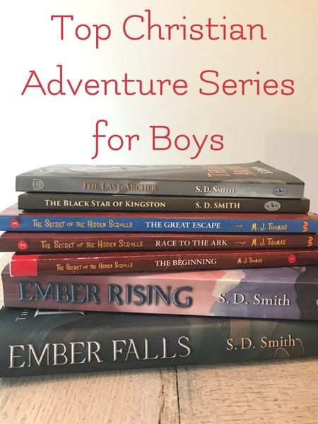 6 Favorite Christian Adventure Series for Boys - by Lara