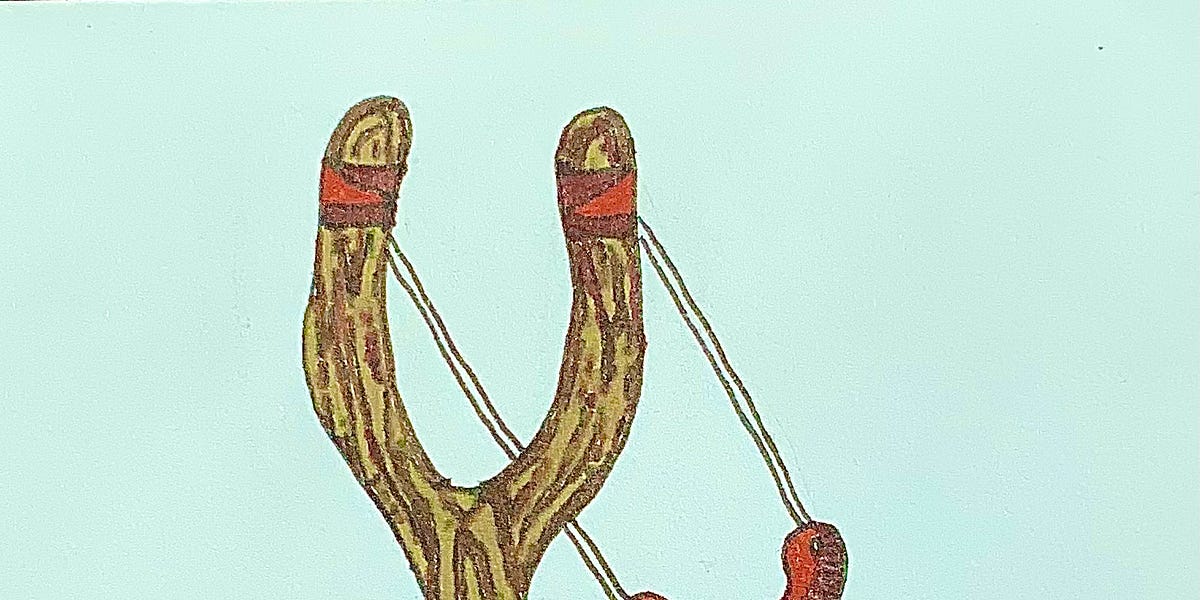 this isn't david vs. goliath - your weirdo friend