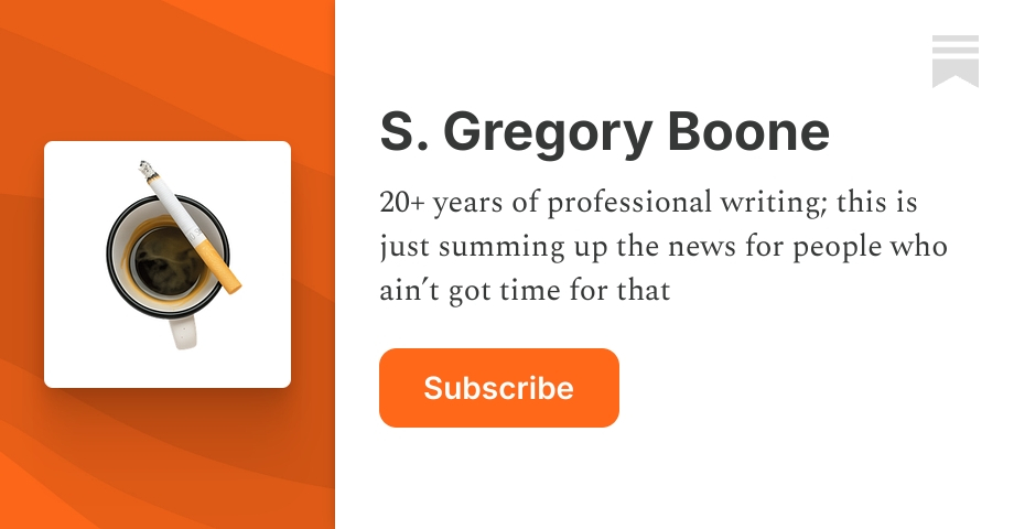 S. Gregory Boone | Substack