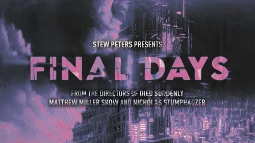 FINAL DAYS - Stop The Shots