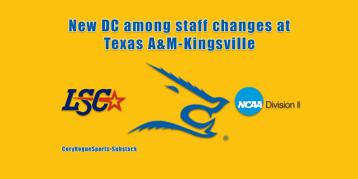 Texas A&M–Kingsville football staff changes under Scott Parr