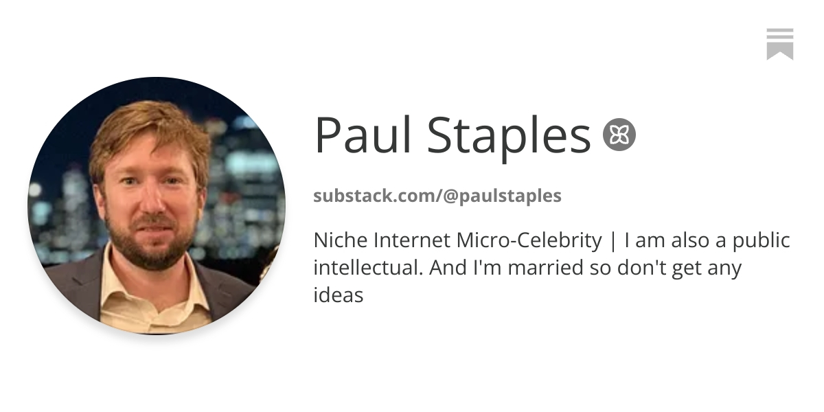 Paul Staples | Substack