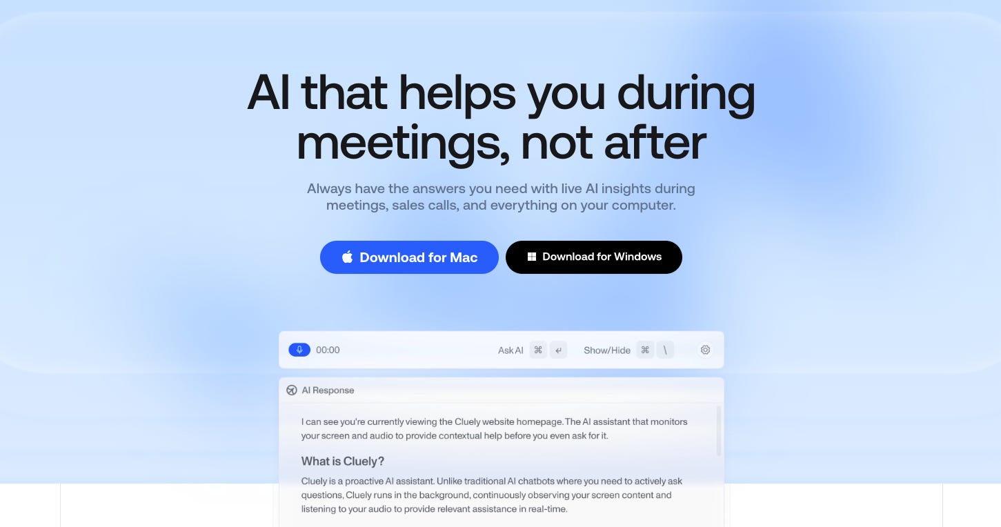 Cluely: An 'honest' user's review - by Varun