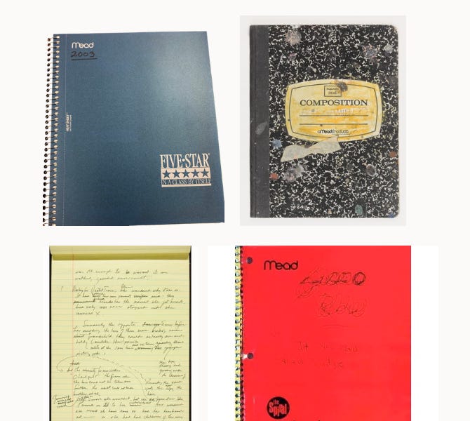 Creative People and their Notebooks - by Jillian Hess
