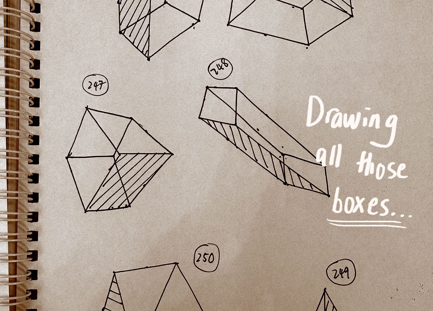 How I completed the 250 box challenge - by Tiff