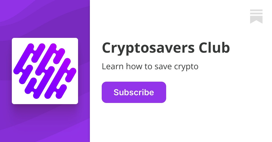 Cryptosavers Club | Substack