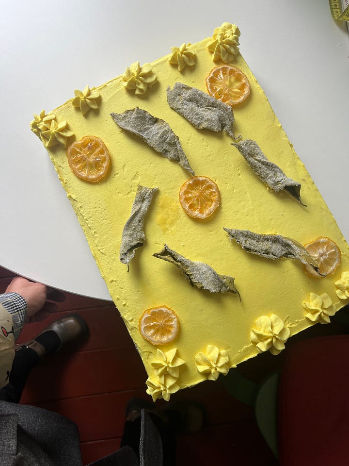 Slab cake for 30+ people (with steps) - HANJA Delights