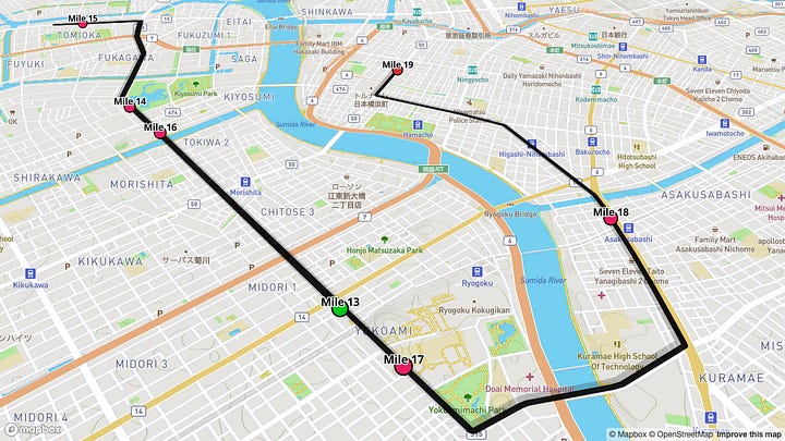 The 2025 Tokyo Marathon Course Guide - Imperial Edition (Miles & Feet)