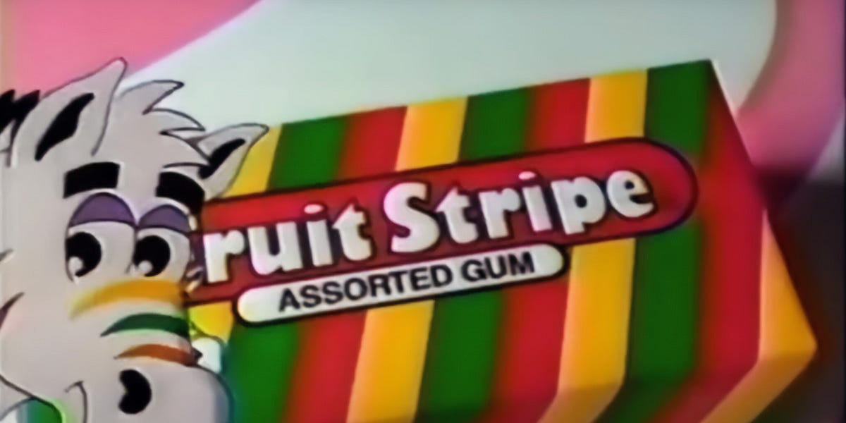 The History of Fruit Stripe Gum - The Retroist