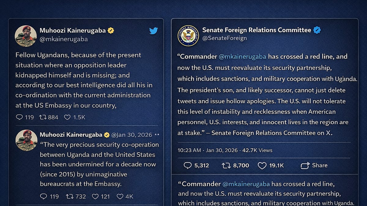 'A Red Line Crossed' U.S. Foreign Relations Committee On Uganda:- BY ...