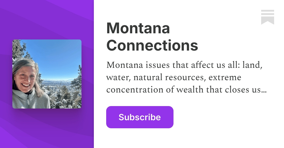 Montana Connections | Monica Tranel | Substack