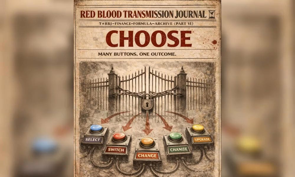 🩸 The Illusion of Choice Inside Managed Systems
