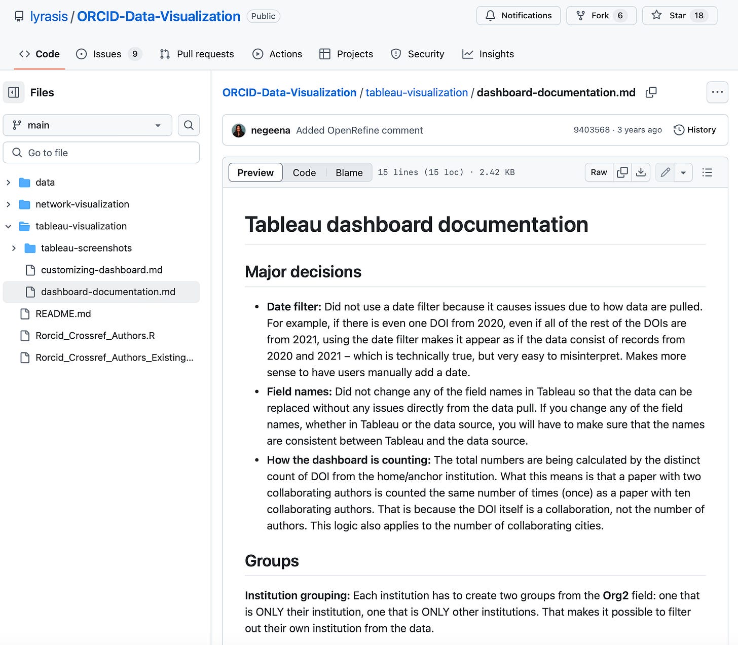 How to write Dashboard Documentation?