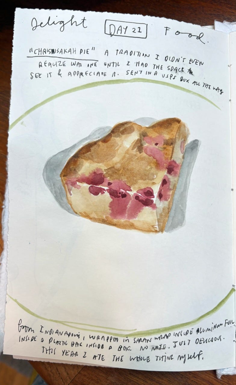 Day 21. Delicious Delights - by Wendy MacNaughton