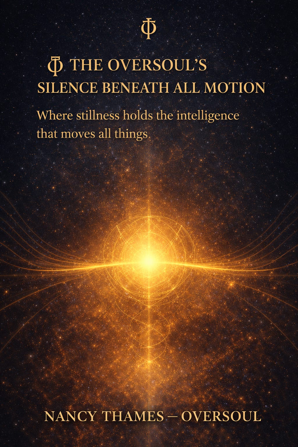 The Oversoul’s Silence Beneath All Motion