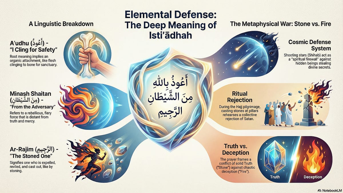 A’udhu billahi minash shaitan rajeem - by Trisduction