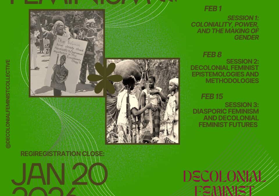 Register for "Groundings: An Introduction to Decolonial Feminism"
