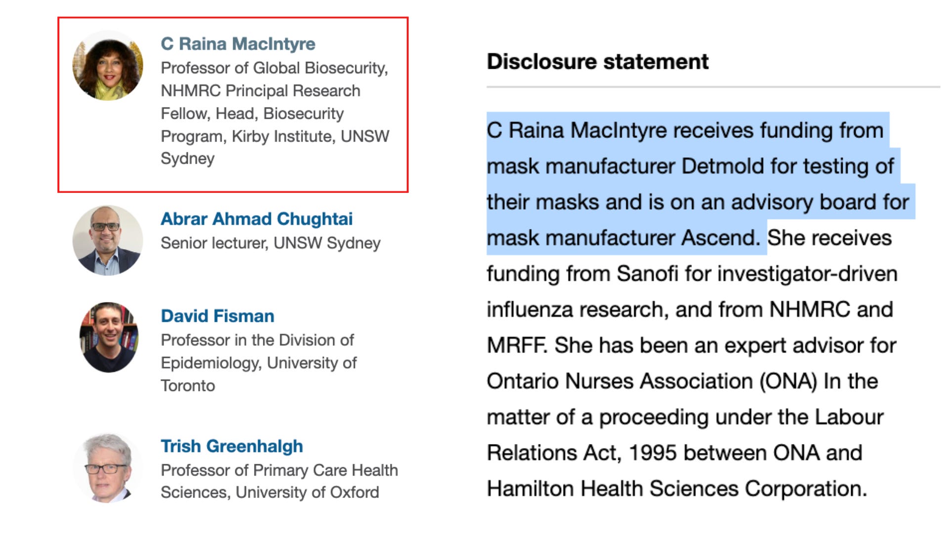 Actual mask expert Megan Mansell chimes in on the Cochrane mask review ...