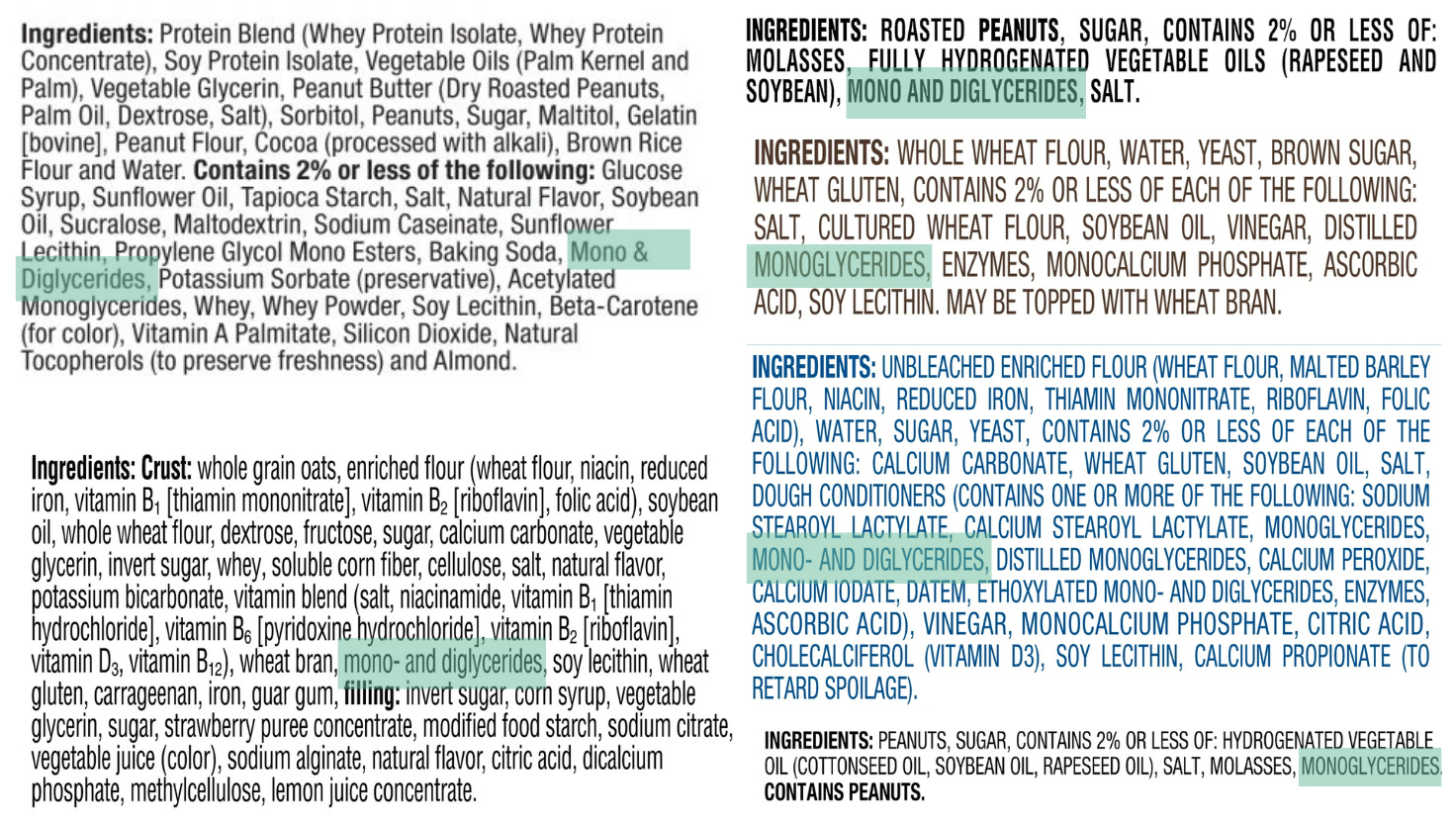 Why Does the Wellness Industry Hate Mono- and Diglycerides?