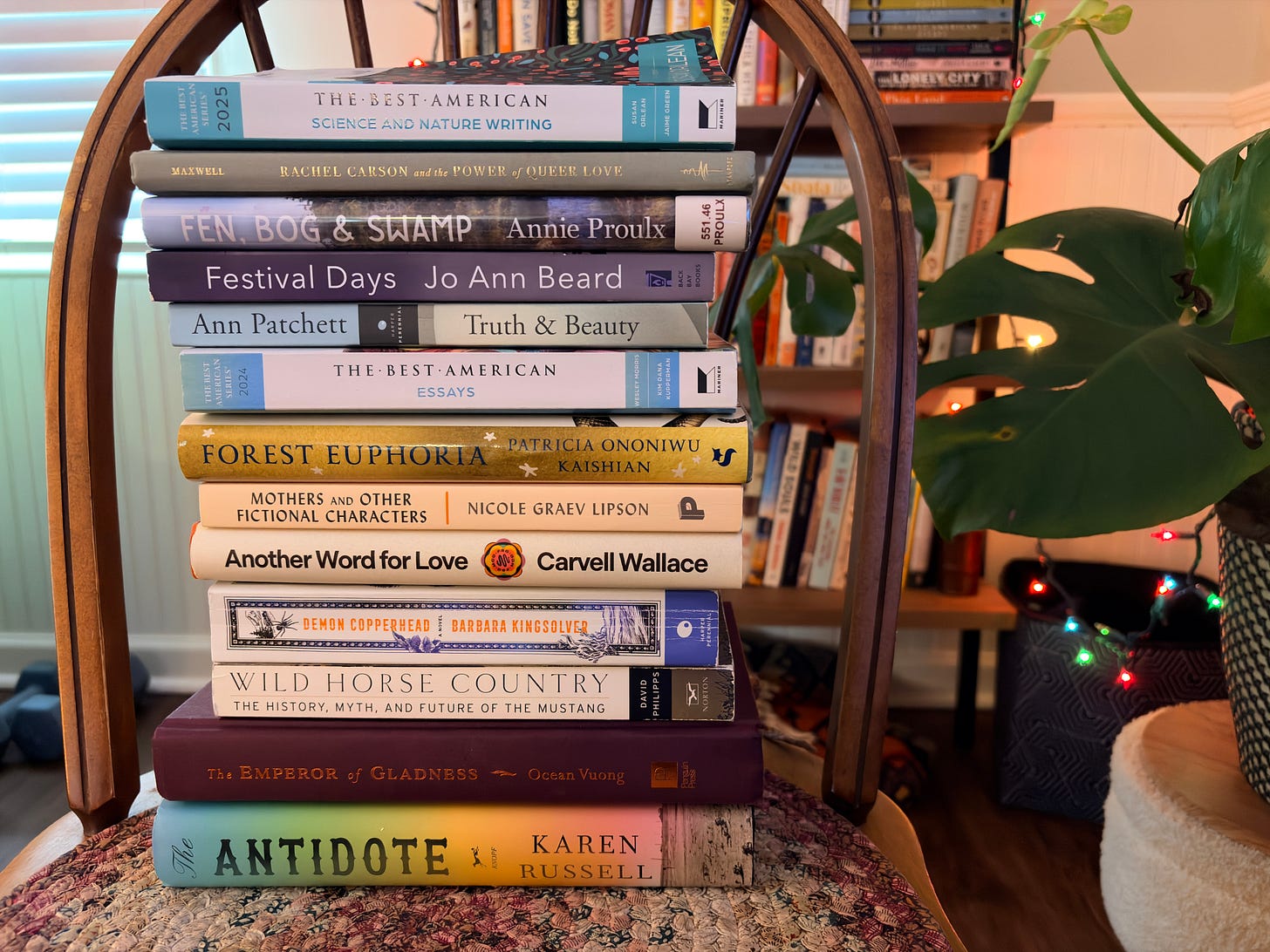 Lingering with words in 2025 - by Britany Robinson