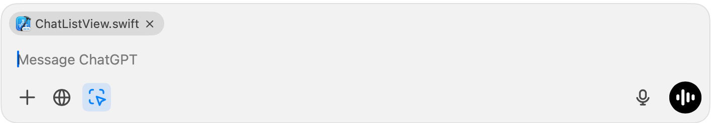 Using ChatGPT alongside Xcode