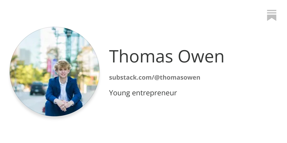 Thomas Owen | Substack