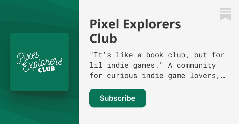 Pixel Explorers Club | Amy Potter | Substack