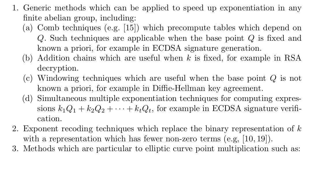 [Python] Faster Point Multiplication on Elliptic Curves with Efficient ...