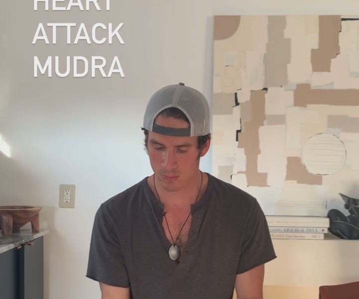 Heart Attack Mudra - by Steve Macari - HEALWITHOUT