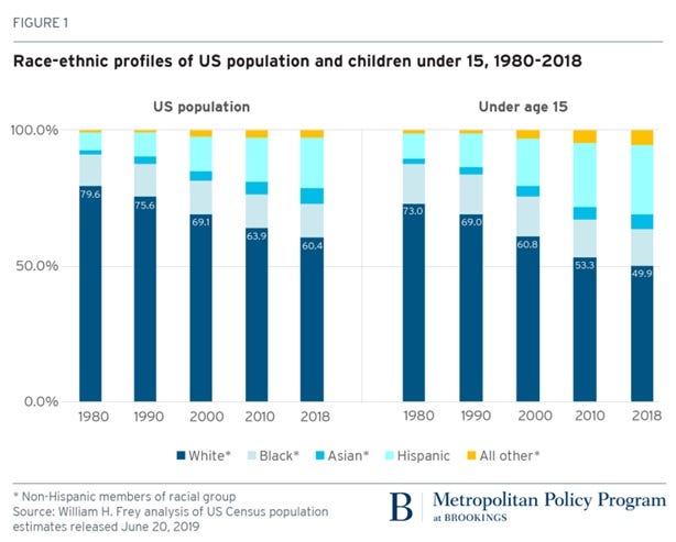 White Americans as a normal minority - by Noah Smith