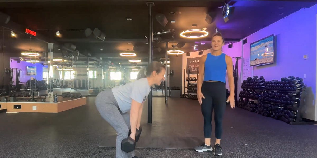 Proper form for heavy lifting - by Deborah Copaken