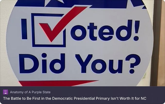 Chris Cooper (@chriscooperwcu): "The Democrats in #ncpol are making the ...