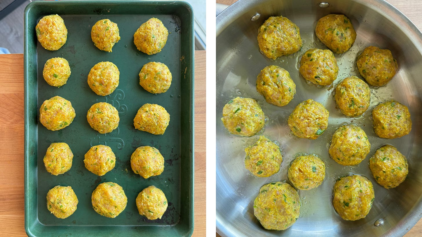 Honey Lemon Meatballs - by Carolina Gelen - SCRAPS