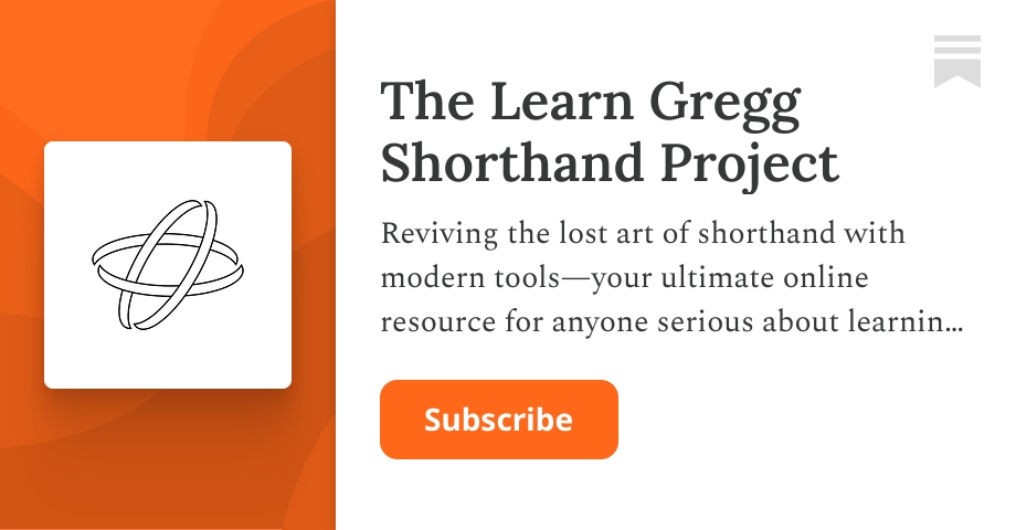 About - The Learn Gregg Shorthand Project