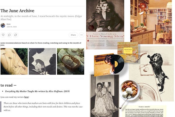 Ella’s Archive | Substack