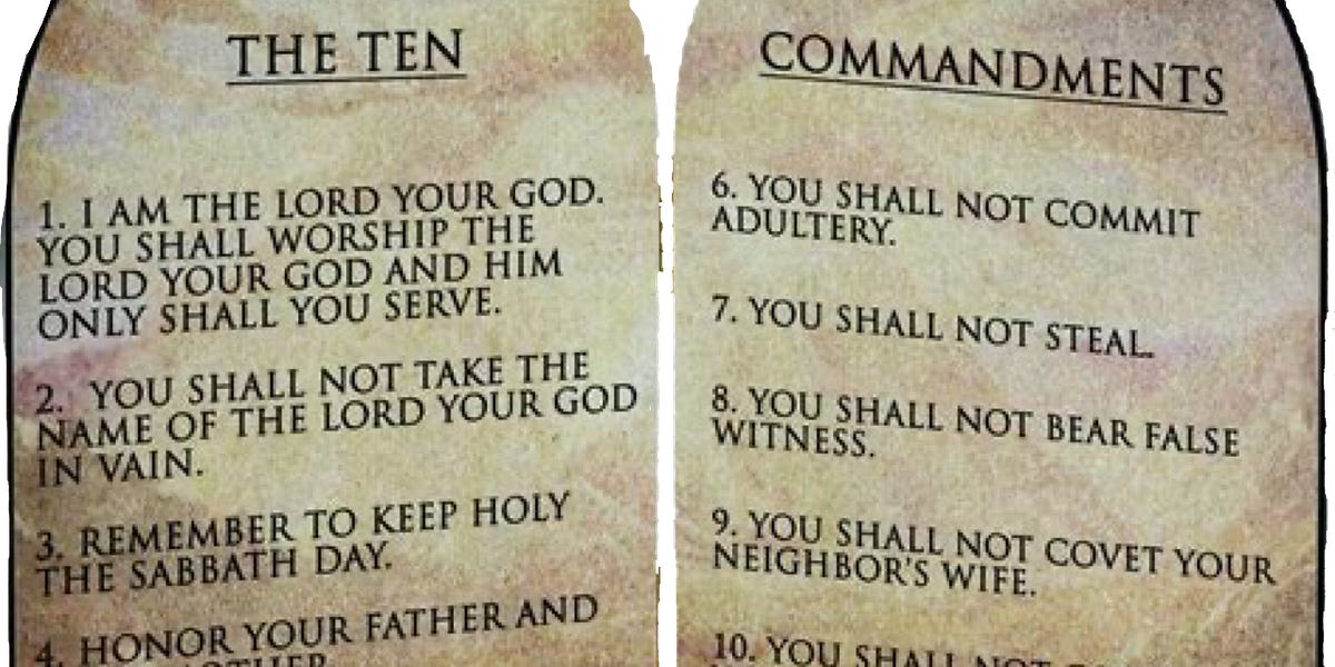 The Ten Commandments from the Original Supreme Court Justice