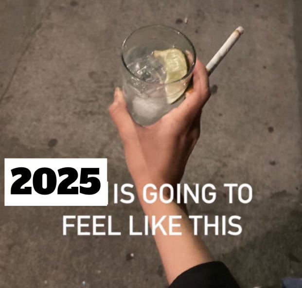 No joke, Memes that inspire my 2025 - by Female Menace