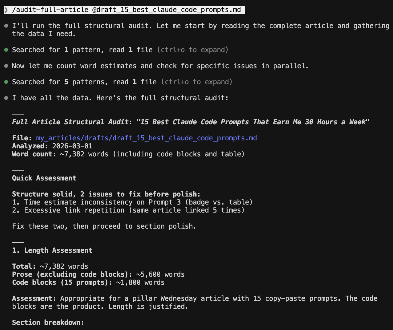 15 Best Claude Code Prompts That Earn Me 30 Hours a Week