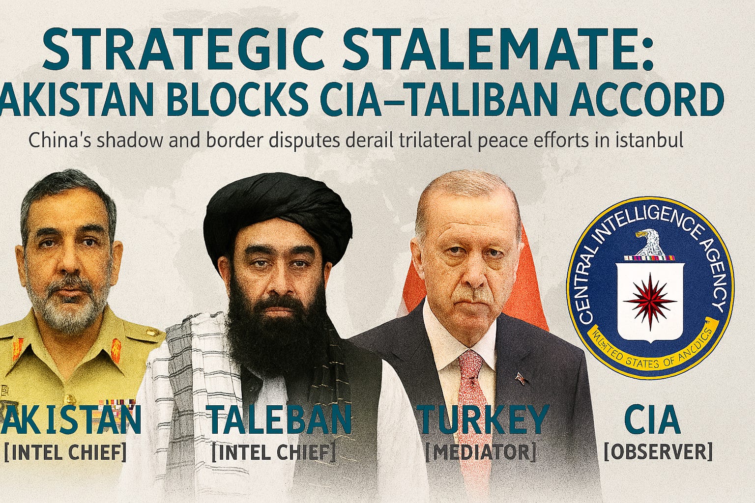 Fault Lines Exposed: CIA, Taliban, Pakistan Clash in Turkey