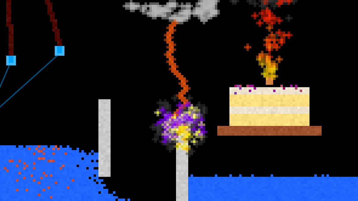 Sandboxels Update: Pixel Groups, Cooler (Hotter?) Fire, and 1 billion ...