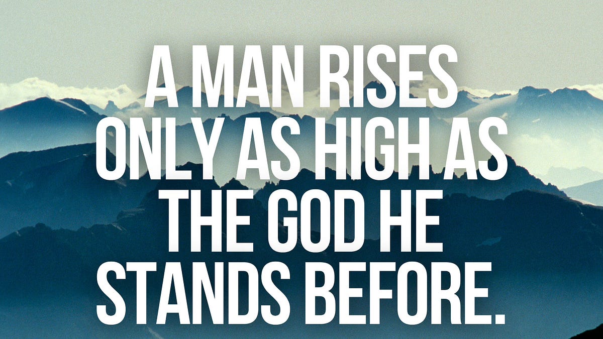 5-Minute Friday: Holiness - A small God produces soft men.