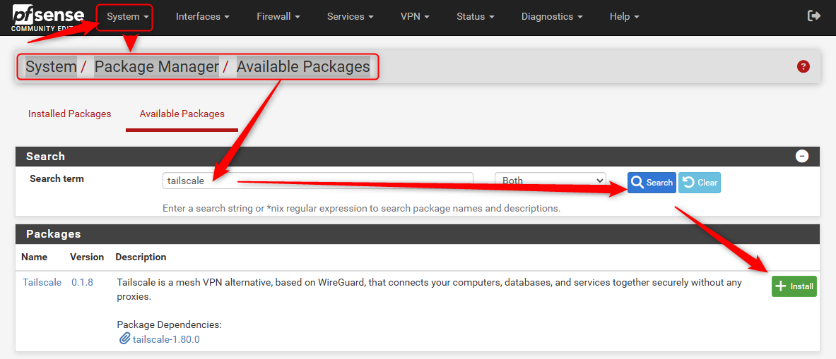 How To - Install Tailscale on PFSense - by Jared Heinrichs