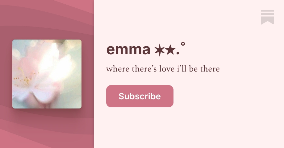 emma ⋆.˚ | Substack