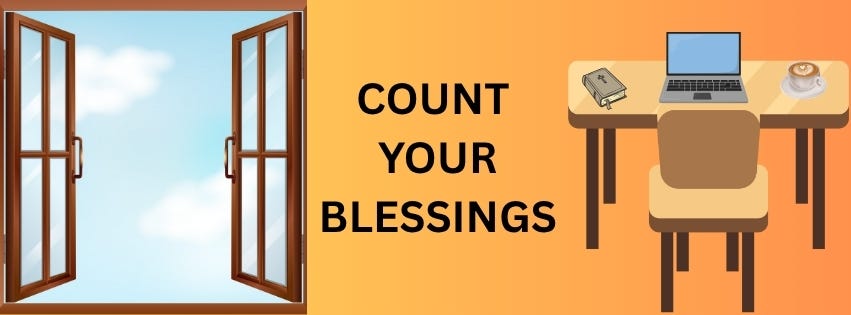 Count Your Blessings - by Lawrence Manickam