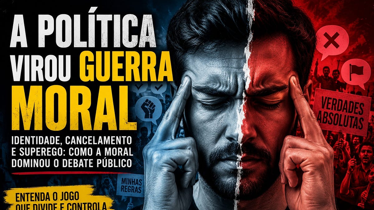 A POLÍTICA VIROU RELIGIÃO MORAL - by Subjetividade e Poder