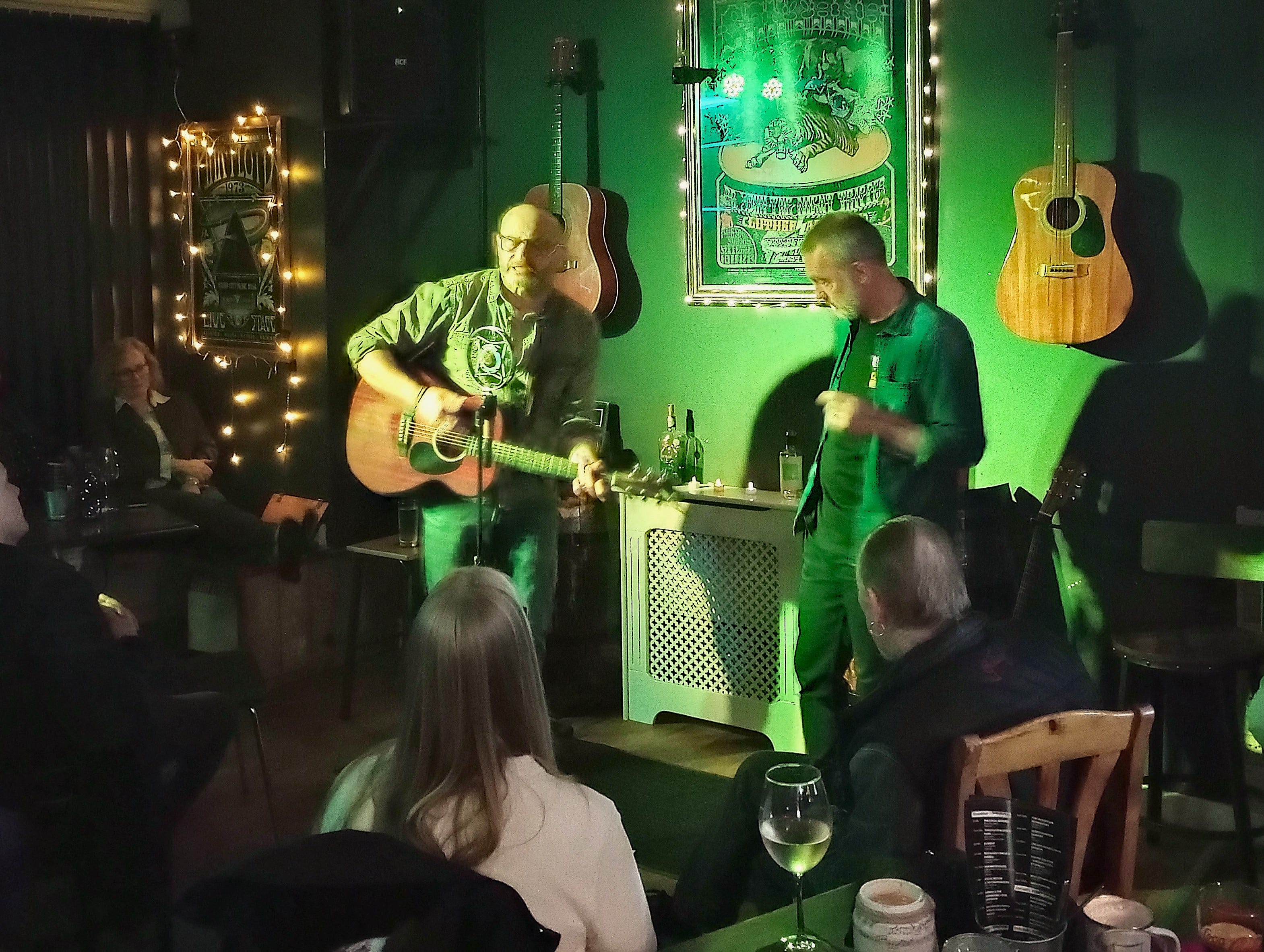 The White Room Music Cafe, Stanley - by Andy Potts