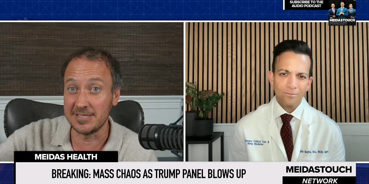 Meidas Health Emergency Episode: Mass Chaos as Trump Panel Blows Up