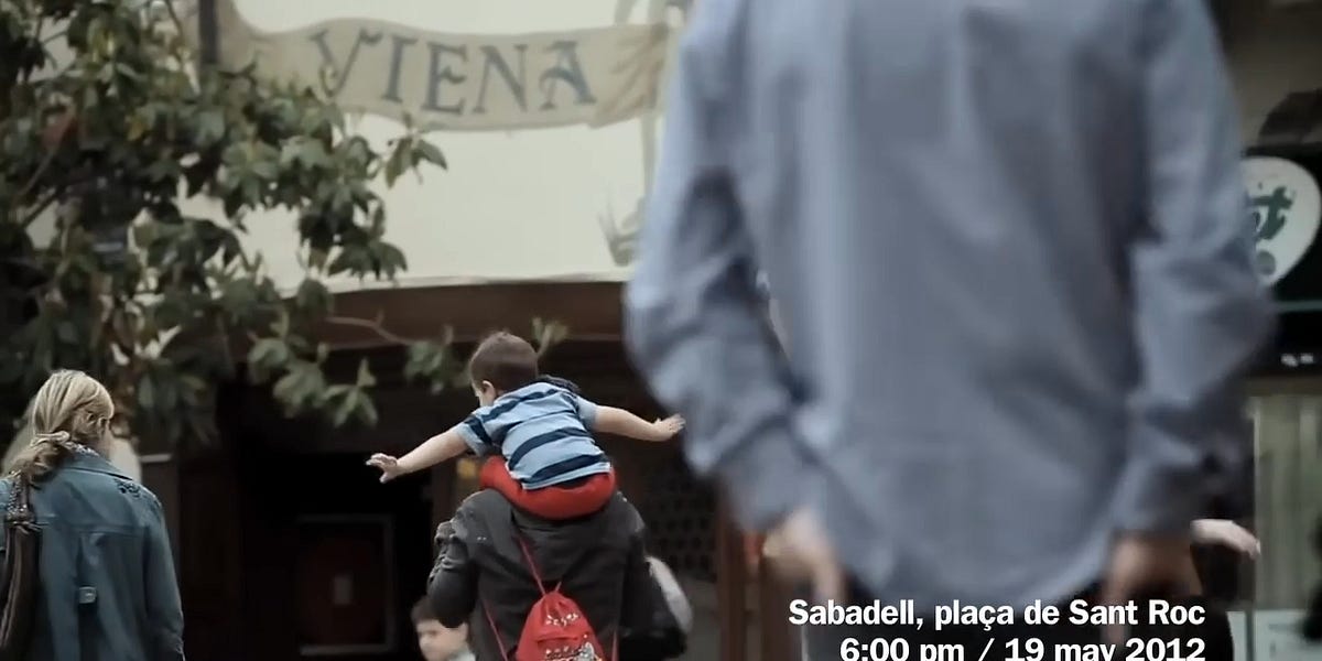 Sabadell, placa de Sant Roc Flashmob - Dingo Dave