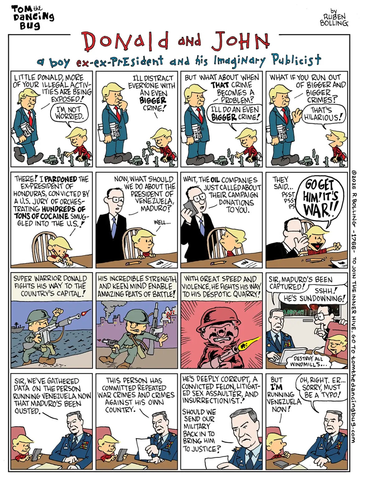 Tom the Dancing Bug - by Ruben Bolling - The Contrarian